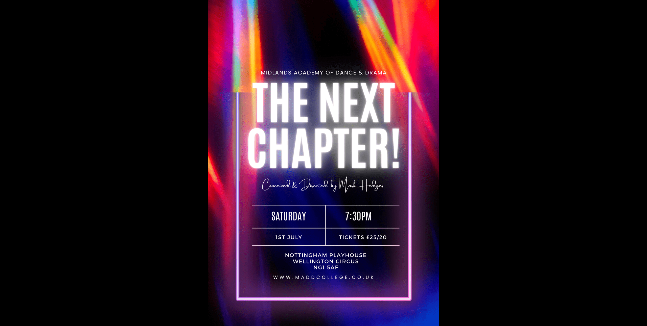 Midlands Academy of Dance and Drama Presents: The Next Chapter ...